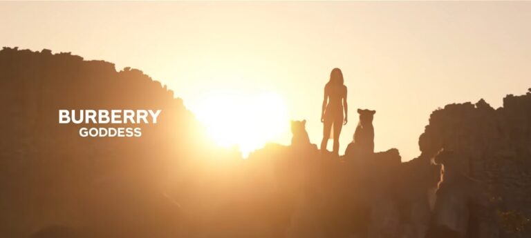 Acting Magazine Who Is the Woman in the Burberry Goddess Lioness ...